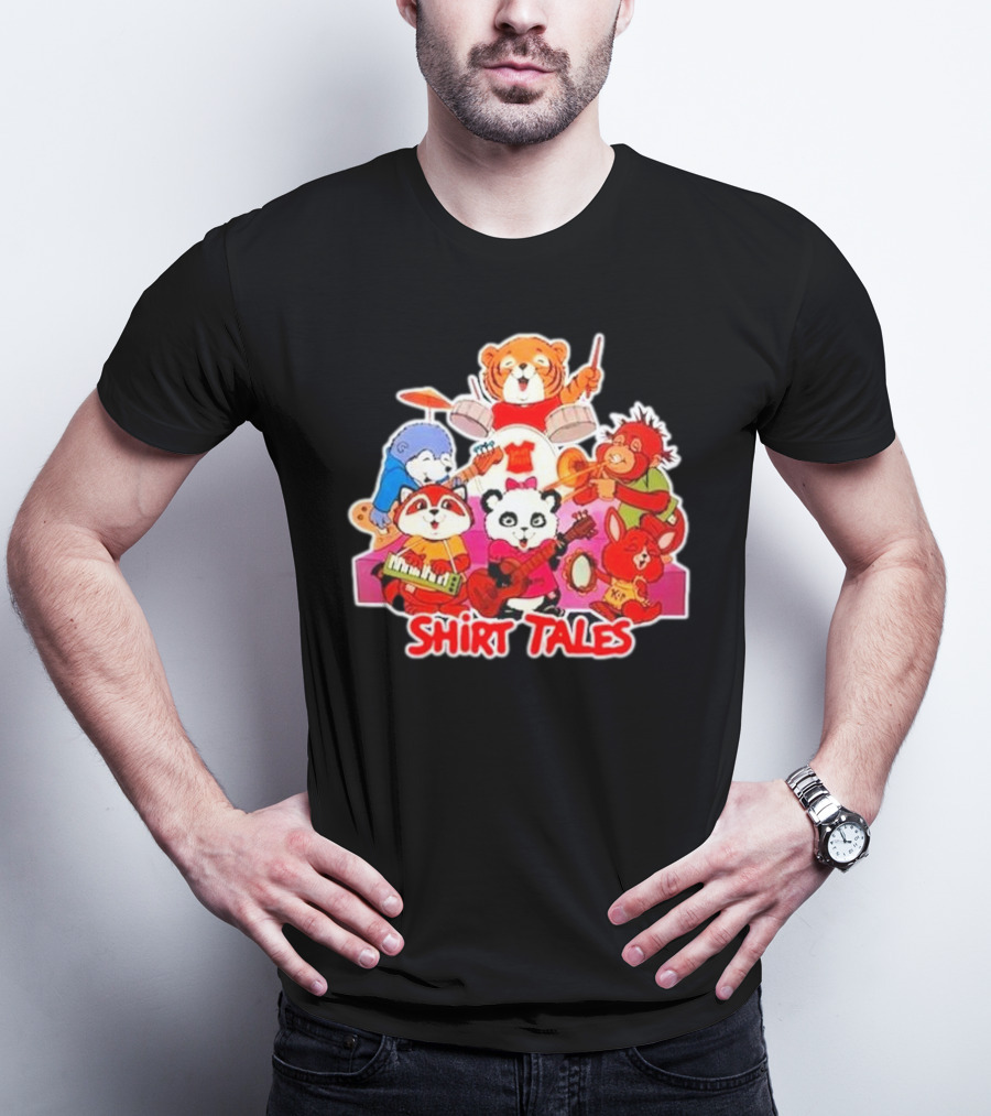 Shirt Tales Band Tribute Kids 80s Music Adventure T-Shirt