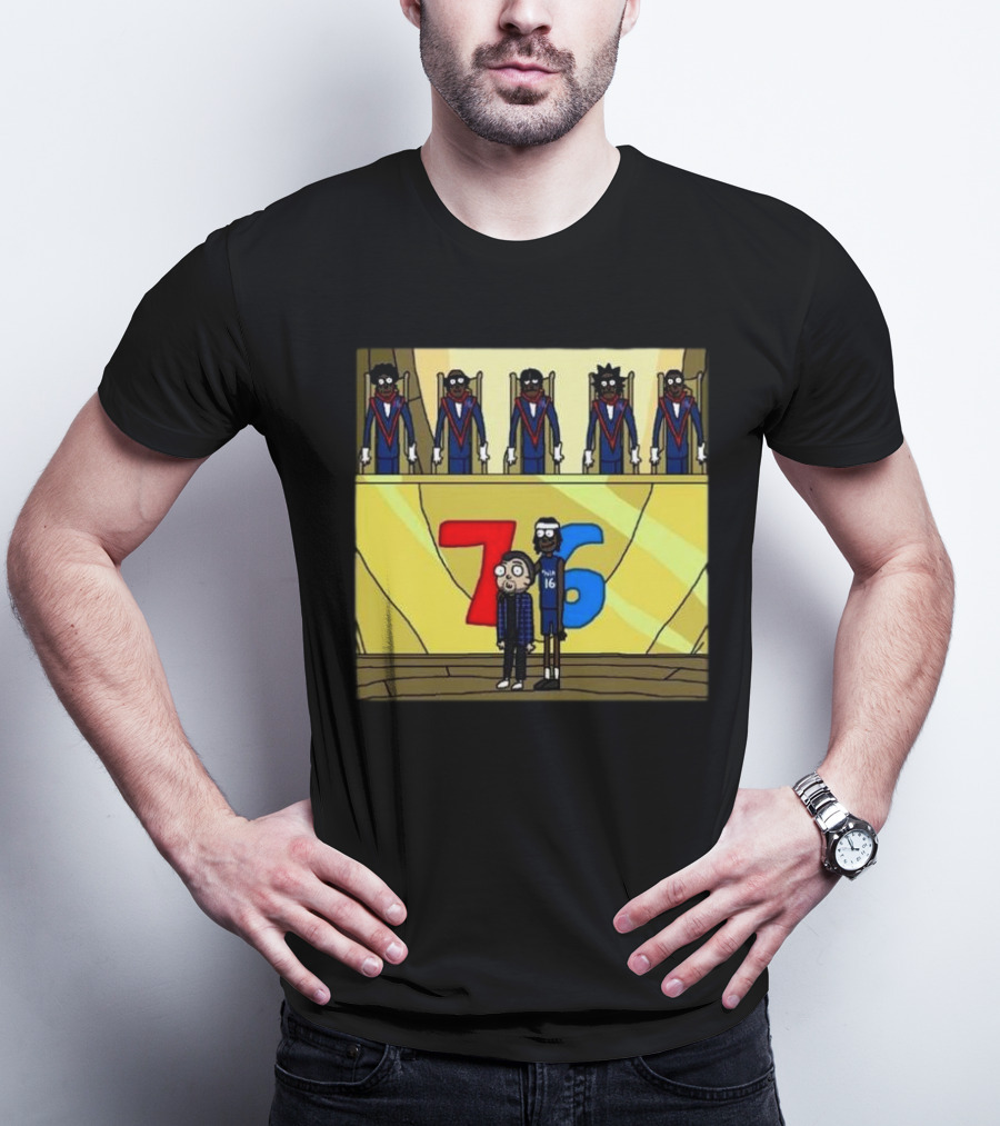 Council Of Rickys And Daryl Morty Sixers 76 T-Shirt