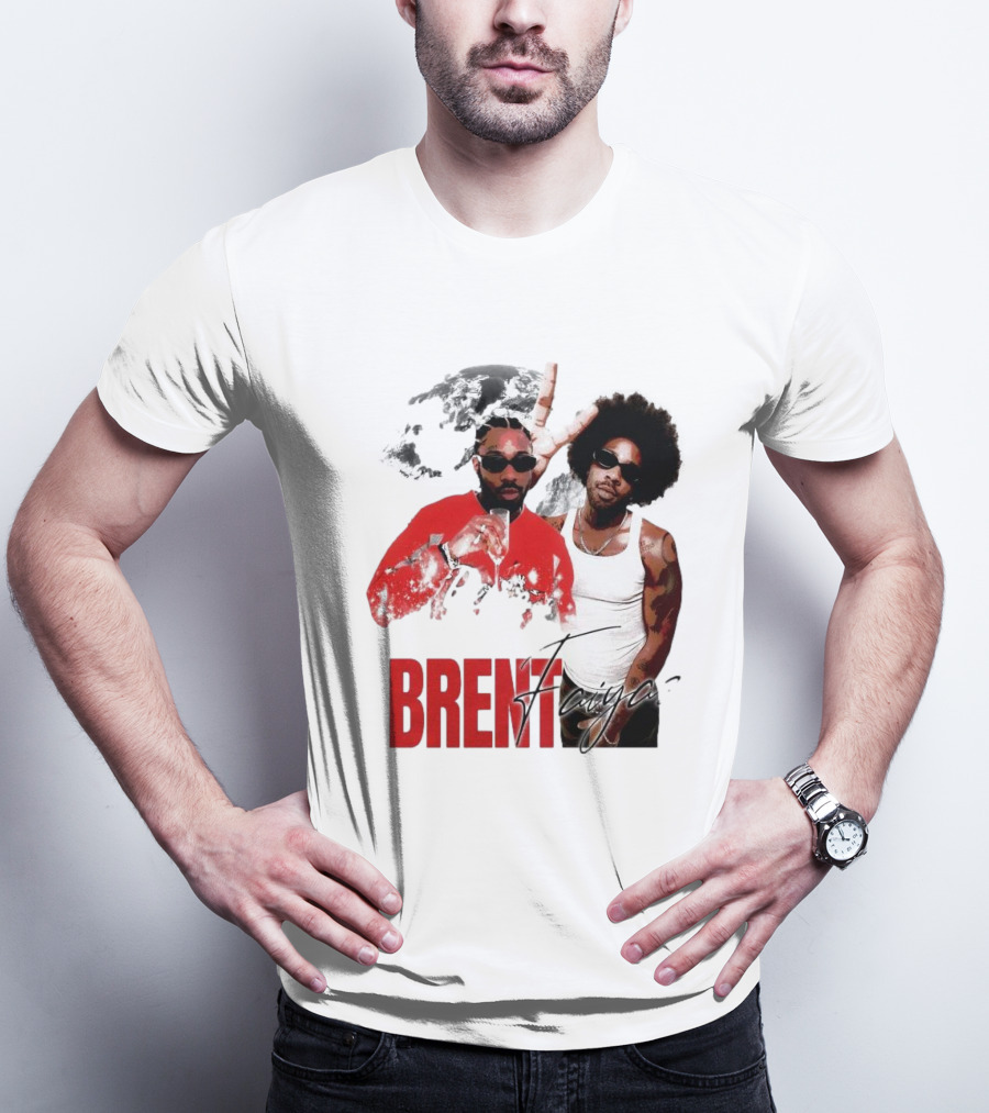 Brent Faiyaz Red Jacket And Tank Top T-Shirt