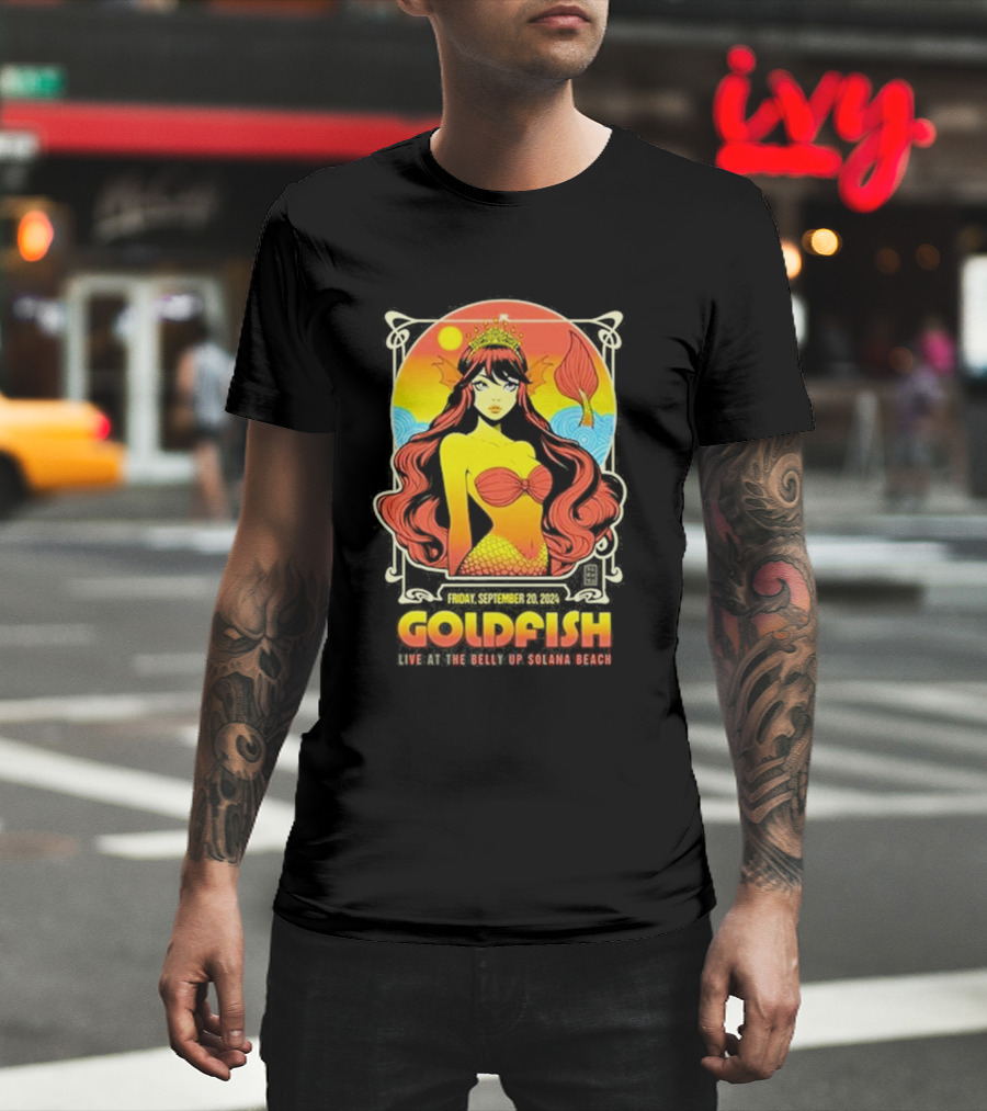 Goldfish Live At The Belly Up Solana Beach Friday September 20 T-Shirt