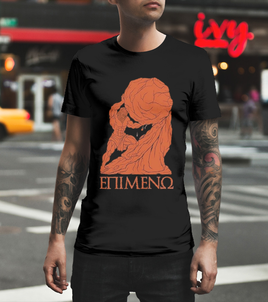 Raskolapparel Sisyphus Greek Mythology EPIMENΩ T-Shirt
