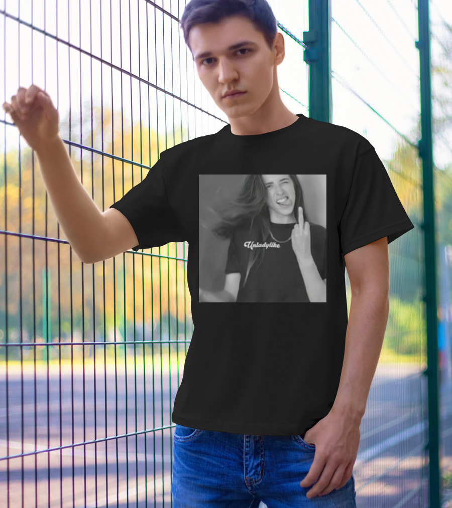 Unladylike X-Rated Rachel Ballinger Shirt Middle Finger Gesture T-Shirt