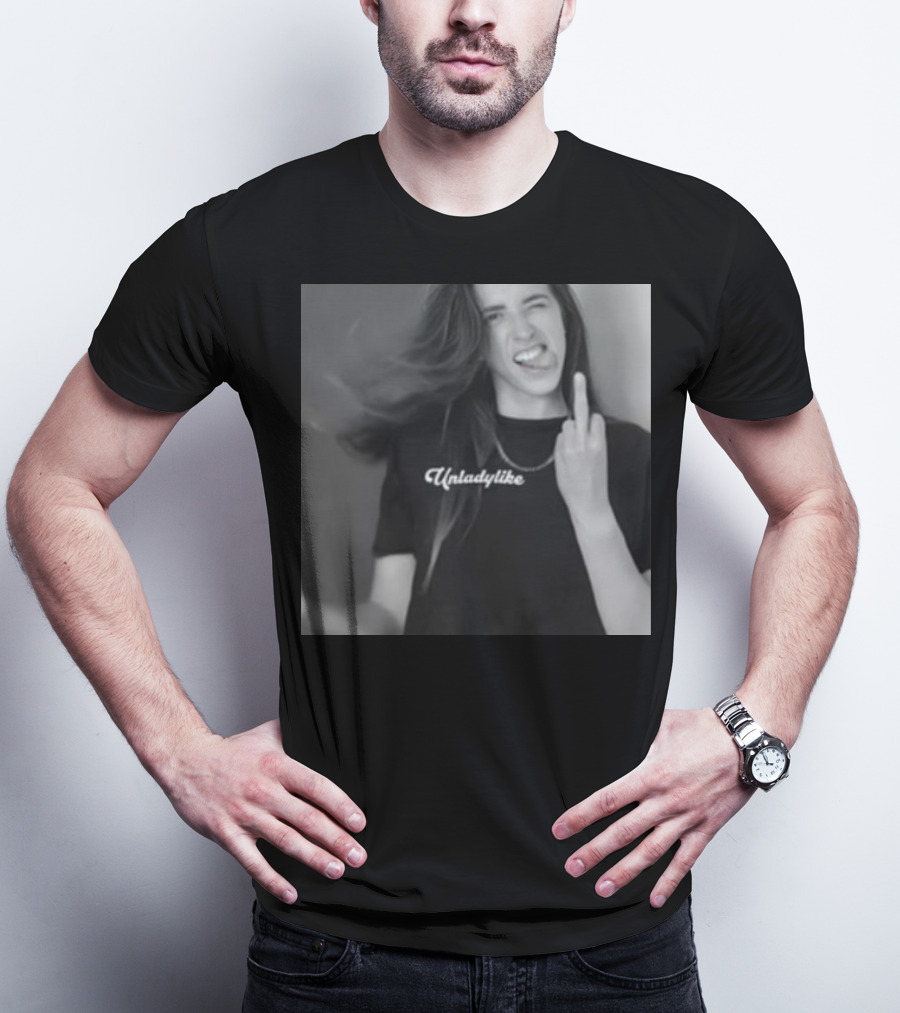 Unladylike X-Rated Rachel Ballinger Shirt Middle Finger Gesture T-Shirt