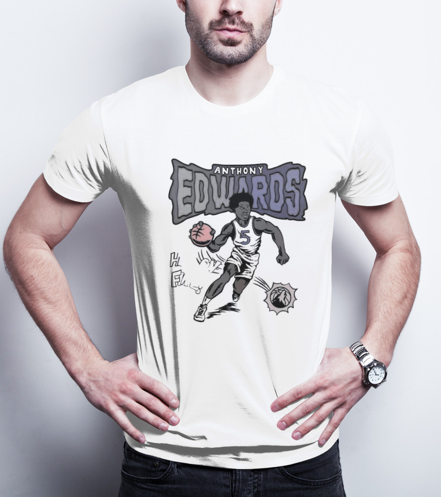Anthony Edwards Minnesota Timberwolves He Is On Fire T-Shirt
