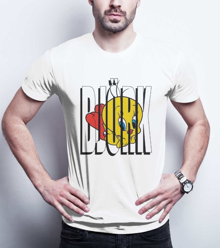 Björk Tweety Bird Mashup T-Shirt