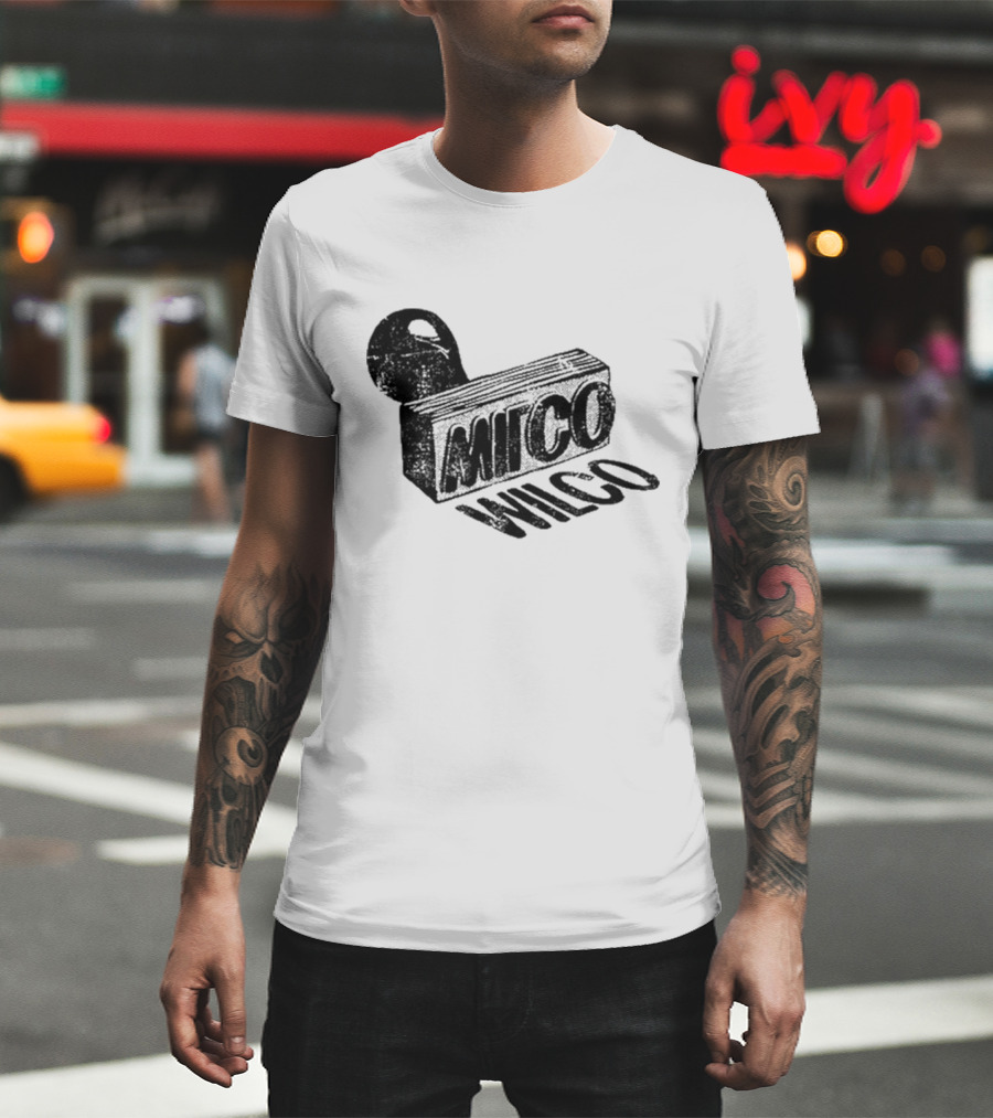 Wilco Stamp Rubber Ink Block T-Shirt
