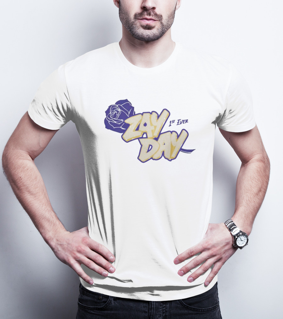 Zay Day 1St Ever Blue Rose T-Shirt