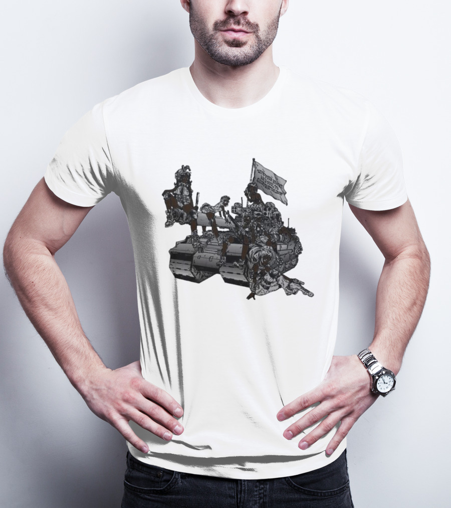 God God's Battalion Cloud White Ebony Battalion Tank T-Shirt