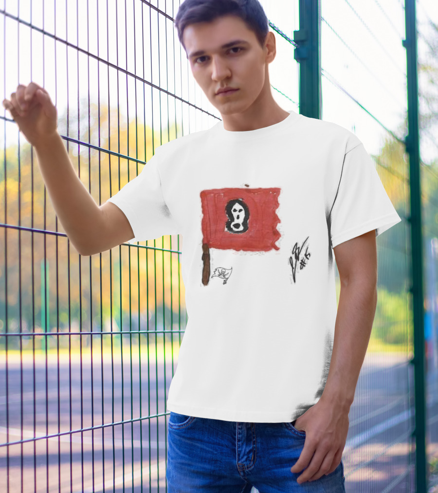 Jalen McMillan Tampa Bay Buccaneers Rookie Ash Paint Tri-Blend T-Shirt
