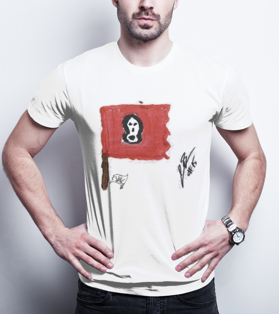 Jalen McMillan Tampa Bay Buccaneers Rookie Ash Paint Tri-Blend T-Shirt