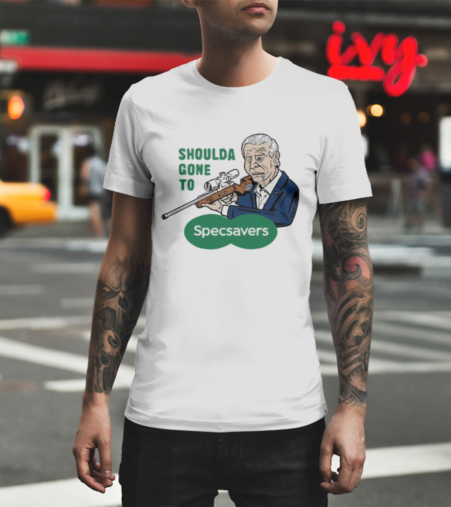 Shoulda Gone To Specsavers Joe Snipen Sniper T-Shirt