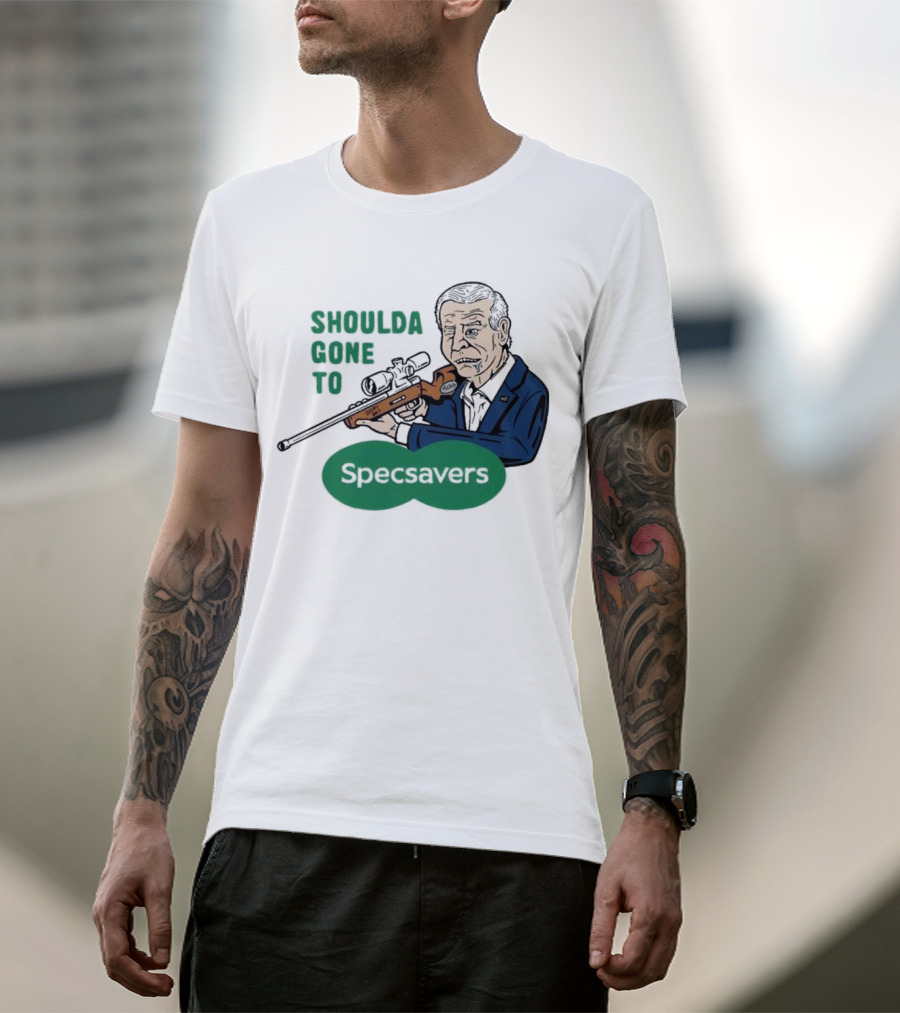 Shoulda Gone To Specsavers Joe Snipen Sniper T-Shirt
