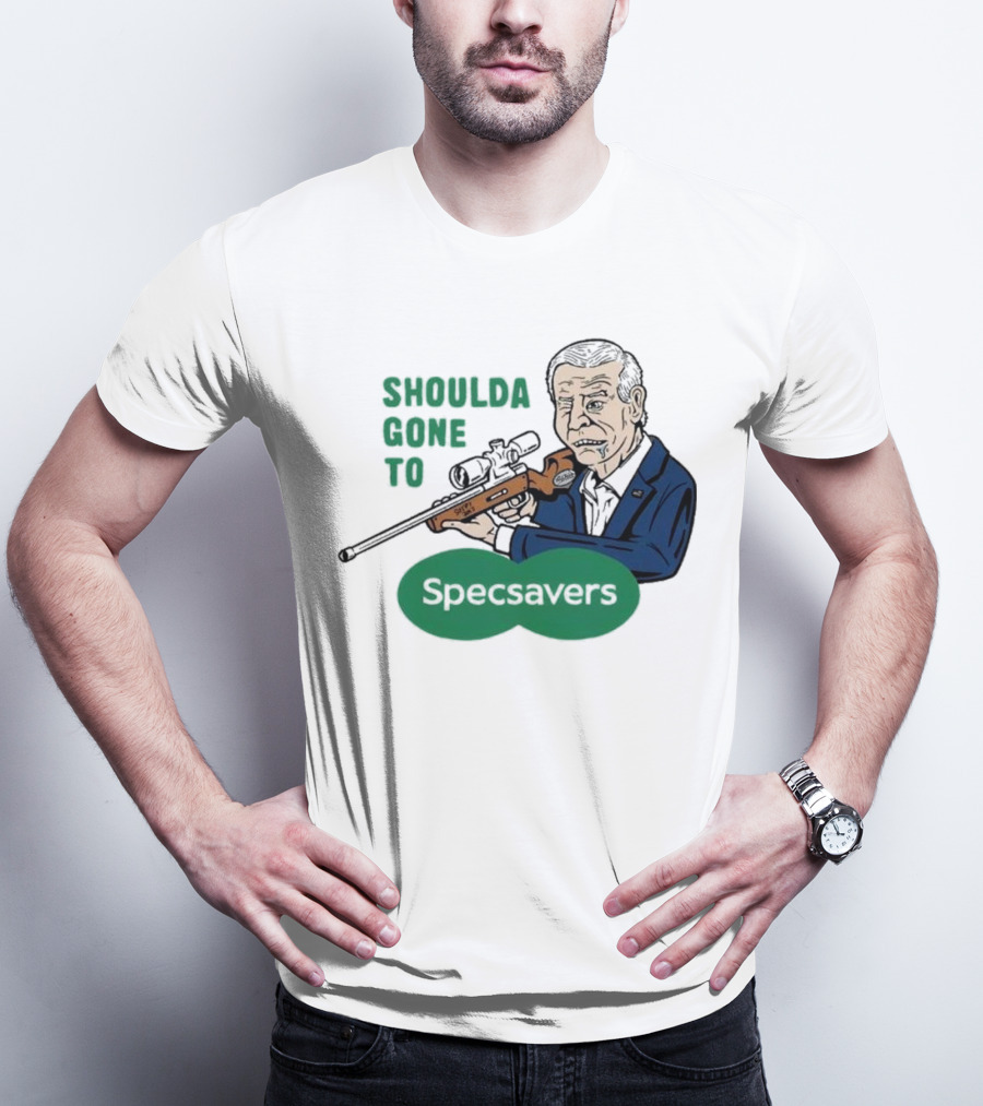 Shoulda Gone To Specsavers Joe Snipen Sniper T-Shirt