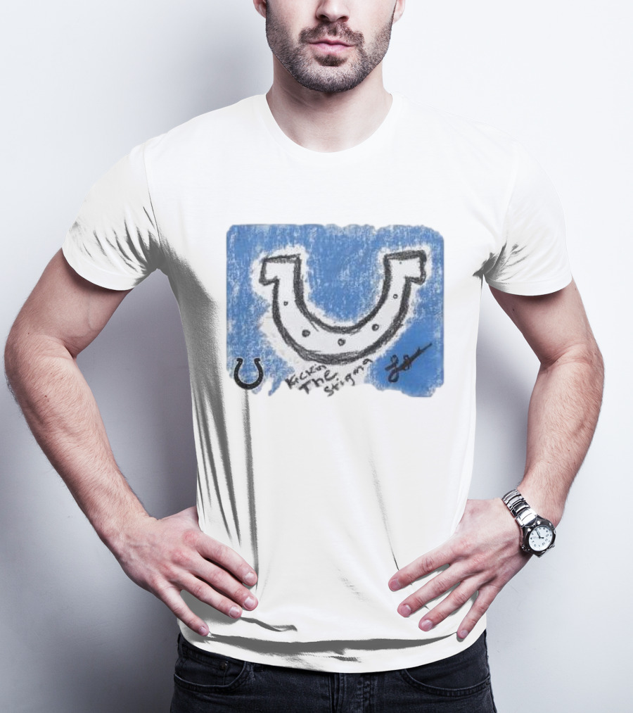 Laiatu Latu Enigma Indianapolis Colts Rookie Paint Tri-Blend T-Shirt