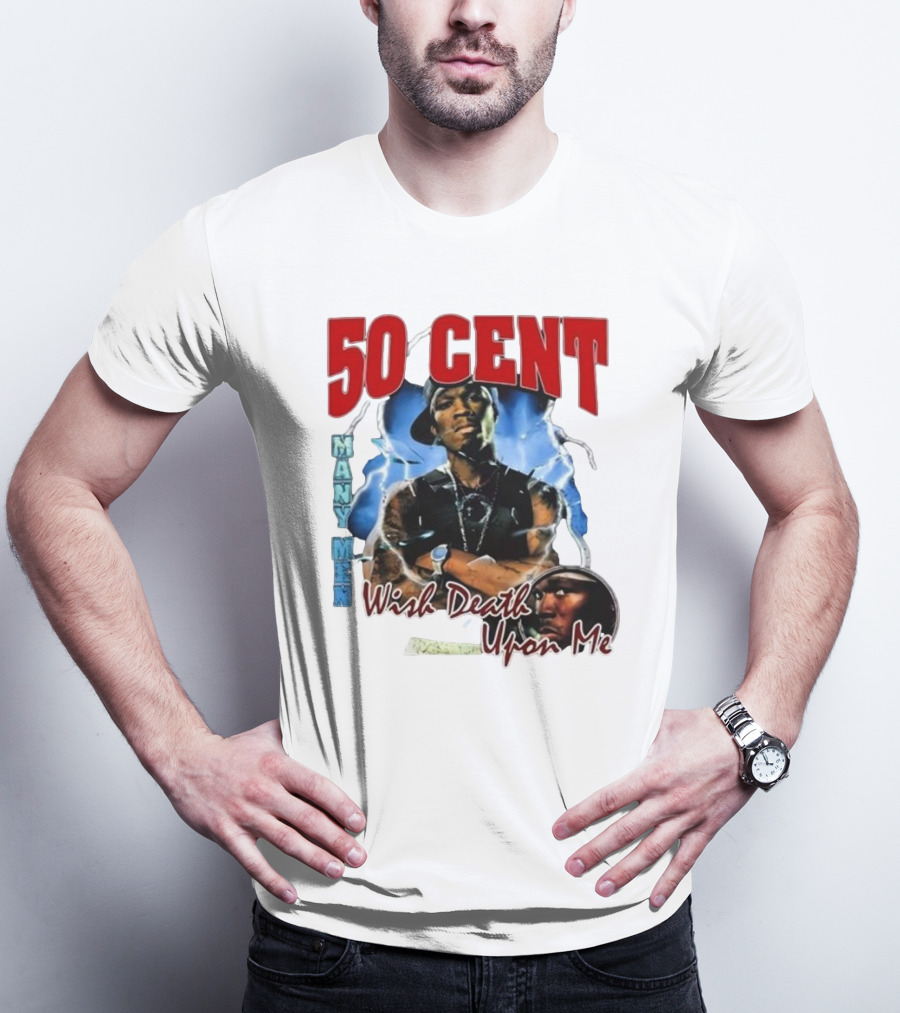 50 Cent Many Men Wish Death Upon Me Money By Monday T-Shirt