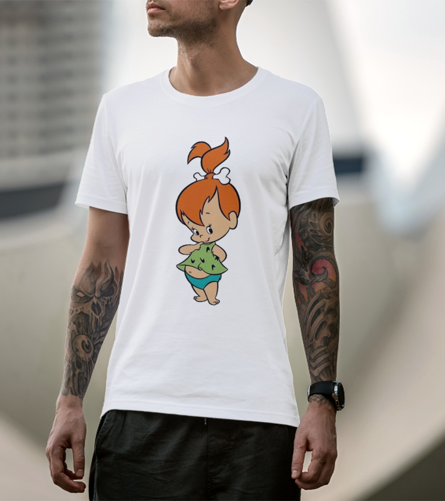 Originalkid Hanna Barbera Pebbles Flintstone Iconic Character T-Shirt