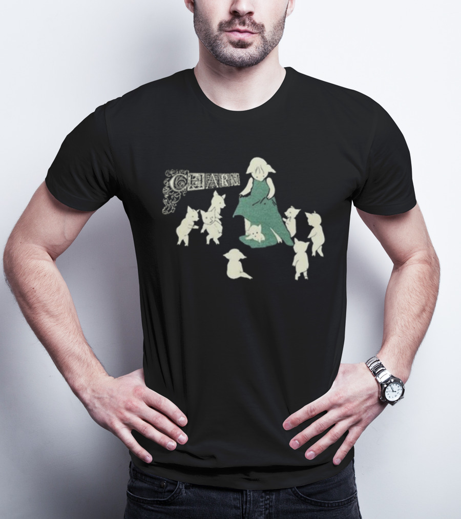 Bbroosk Clairo Charm Pig With Dancing Pigs And Girl T-Shirt