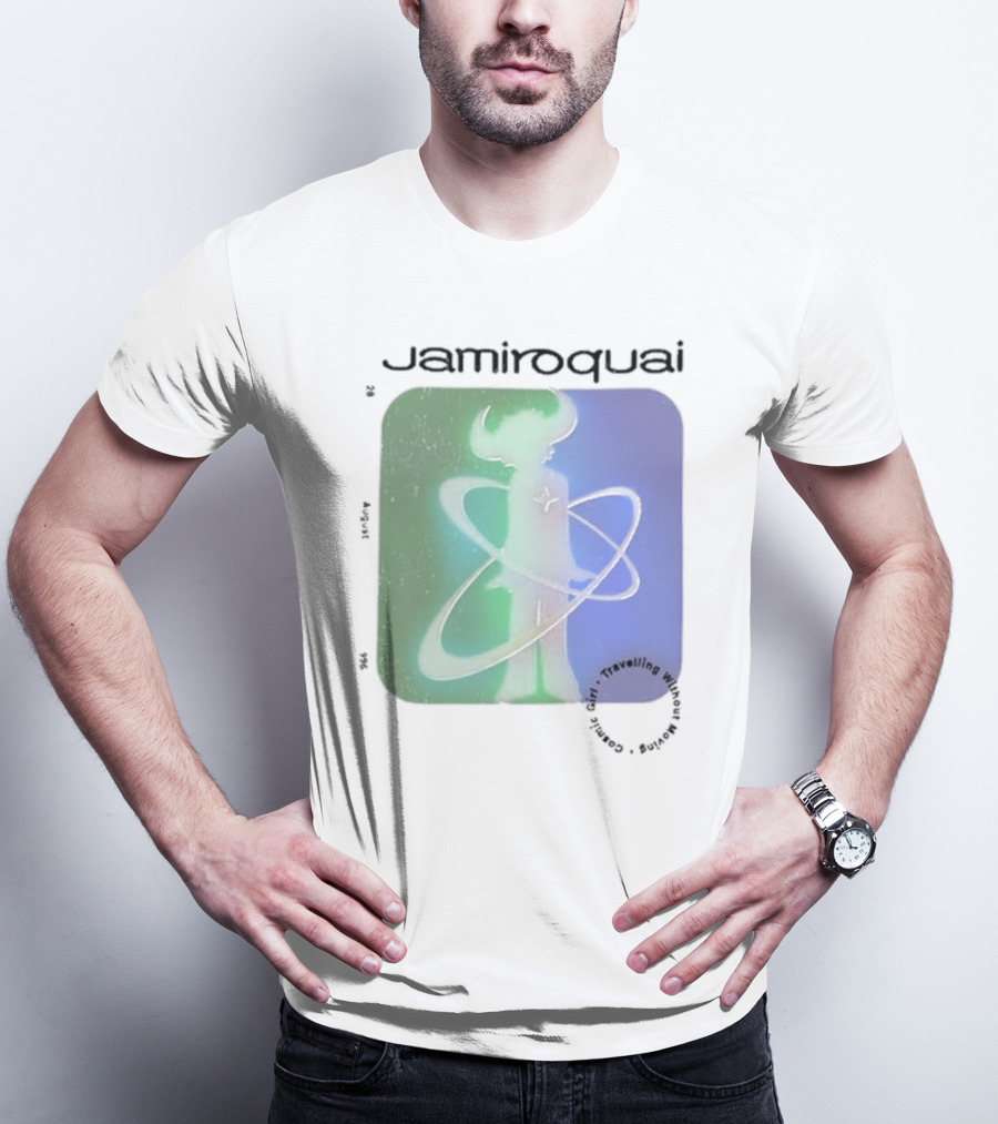 Jamiroquai Cosmic Being Travelling Without Moving August 29 96 T-Shirt