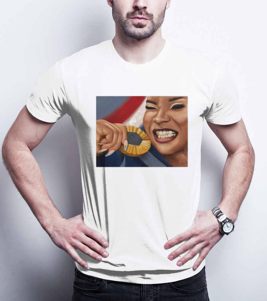 Deelashee Art Jordan Chiles Medal T-Shirt