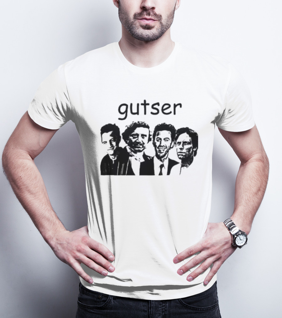 Guster Band Bootleg Gutser Seinfeld Faces T-Shirt