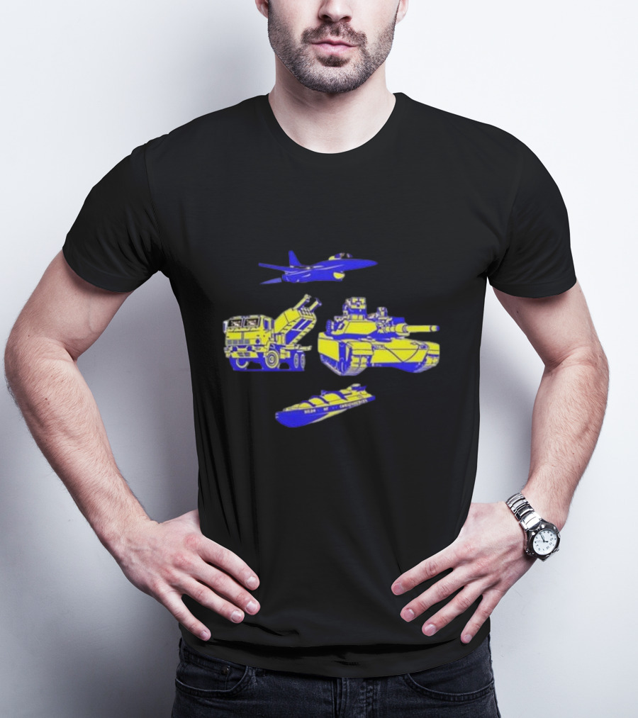 Holden Caulfield Peace Through Superior Firepower Military Vehicles Doge Dog T-Shirt