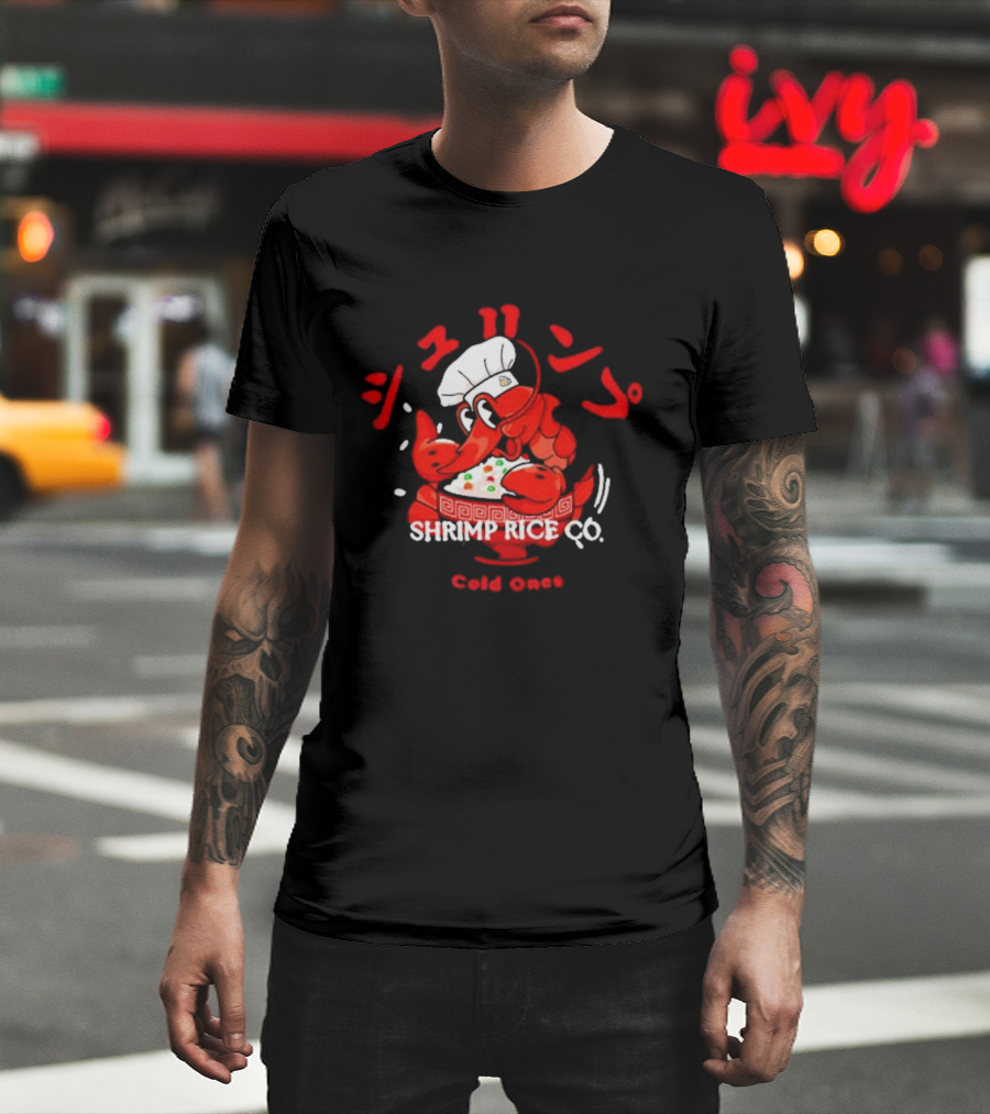 Shrimp Rice Co. Cold Ones T-Shirt