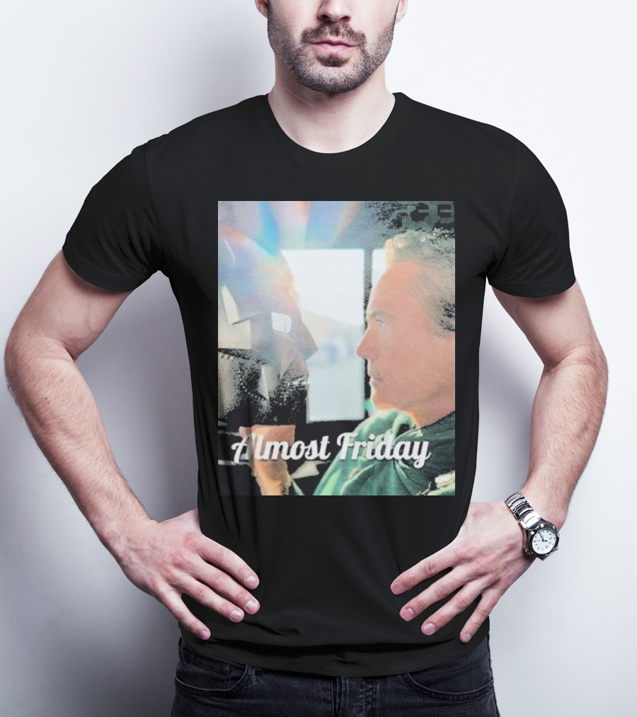 Almost Friday Downey Marvel Mask Face Off T-Shirt