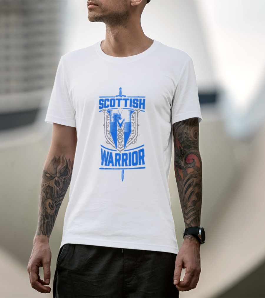 Drew Mcintyre Scottish Warrior Sword And Castle T-Shirt
