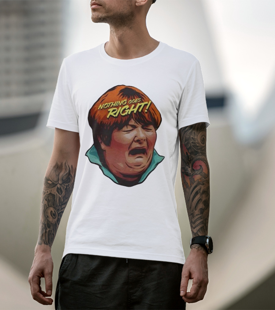 Nordacious Nothing Goes Right Scream Face T-Shirt