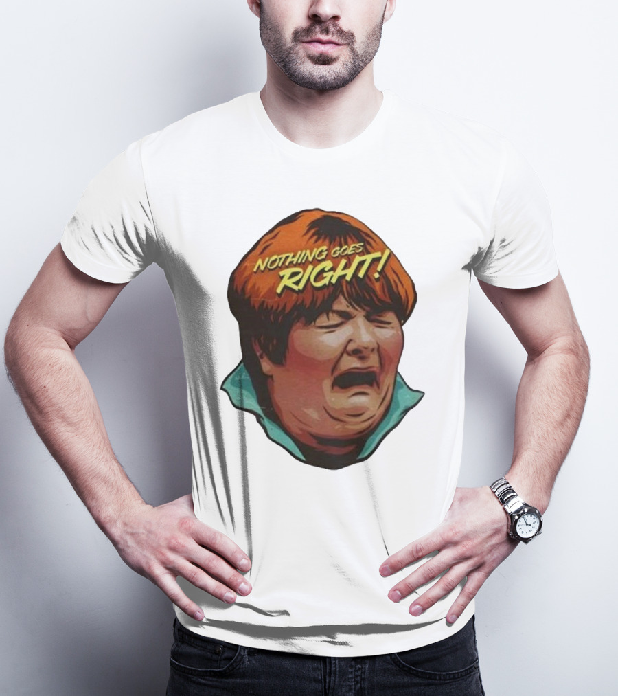 Nordacious Nothing Goes Right Scream Face T-Shirt