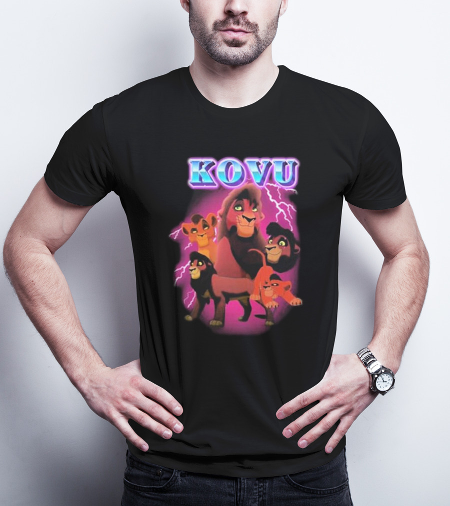 Kovu Lion King 2 Characters Purple Lightning Scene T-Shirt