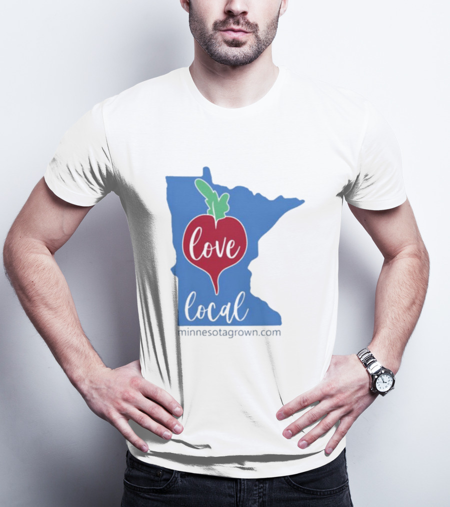 Love Local Minnesota Beetroot Minnesotagrown.com T-Shirt