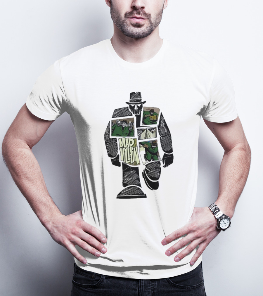 MF DOOM Madvillain Comic Style Striking T-Shirt