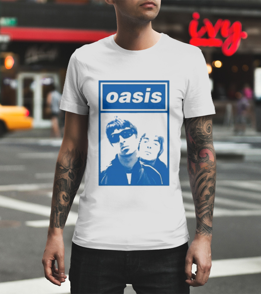 Oasis Noel Liam Photo T-Shirt