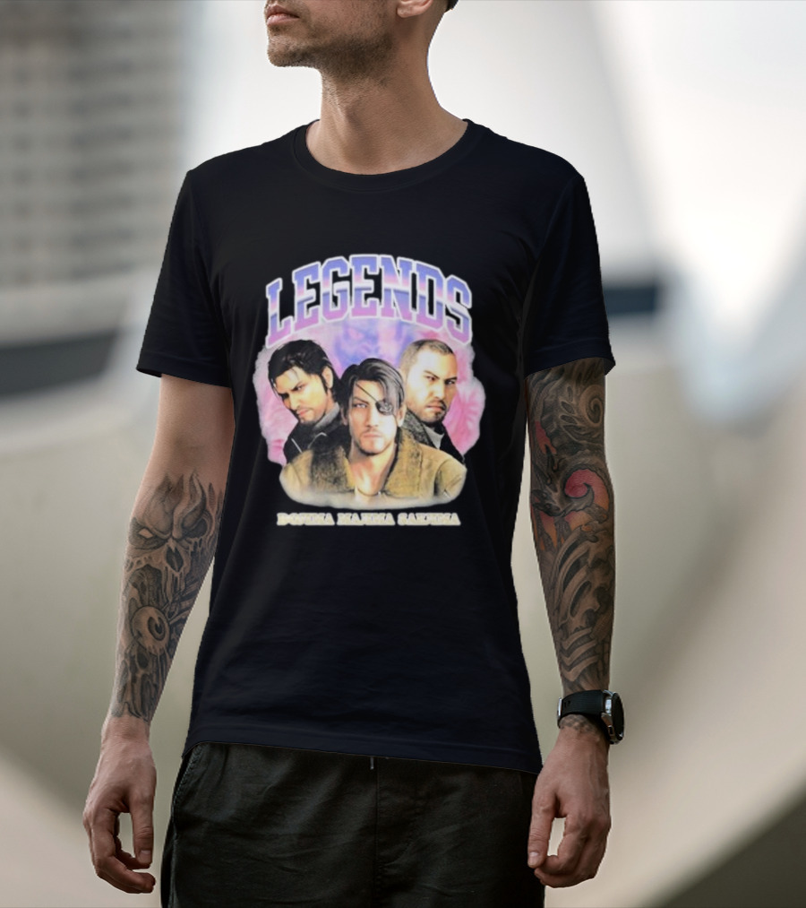 Legends Dojima Majima Saejima Yakuza Series Icons T-Shirt