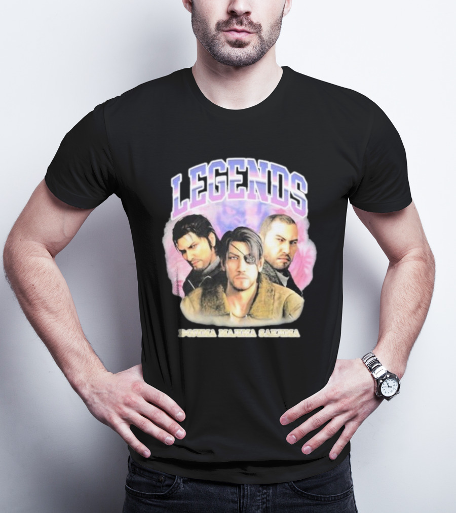 Legends Dojima Majima Saejima Yakuza Series Icons T-Shirt