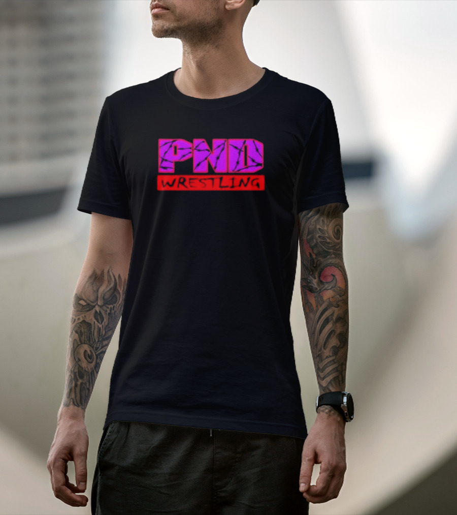 PND Wrestling Barbed Wire T-Shirt
