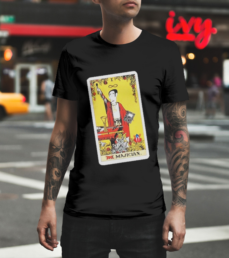 Kurious The Magician Tarot Card I Infinity T-Shirt
