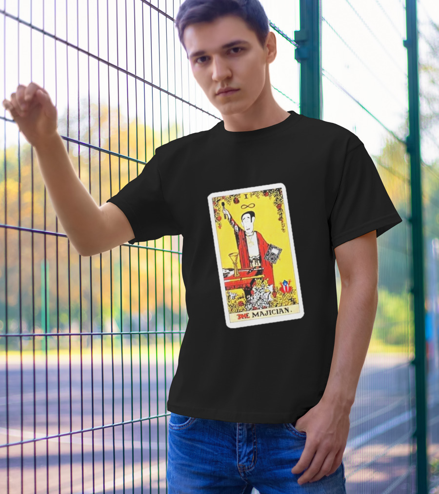 Kurious The Magician Tarot Card I Infinity T-Shirt