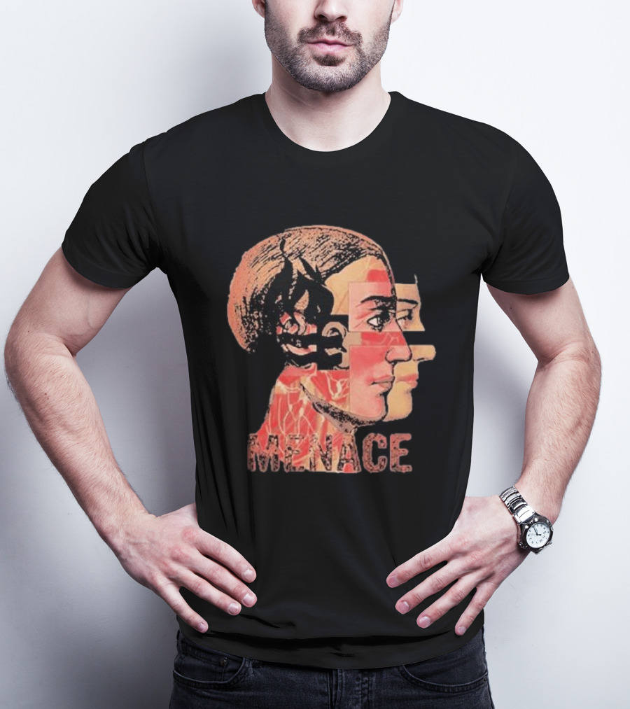 Menace Hot Water Music Dual Profile Head T-Shirt