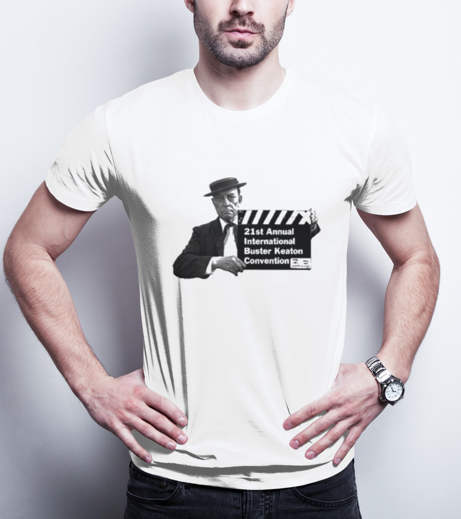 21st Annual International Buster Keaton Convention Clapboard T-Shirt