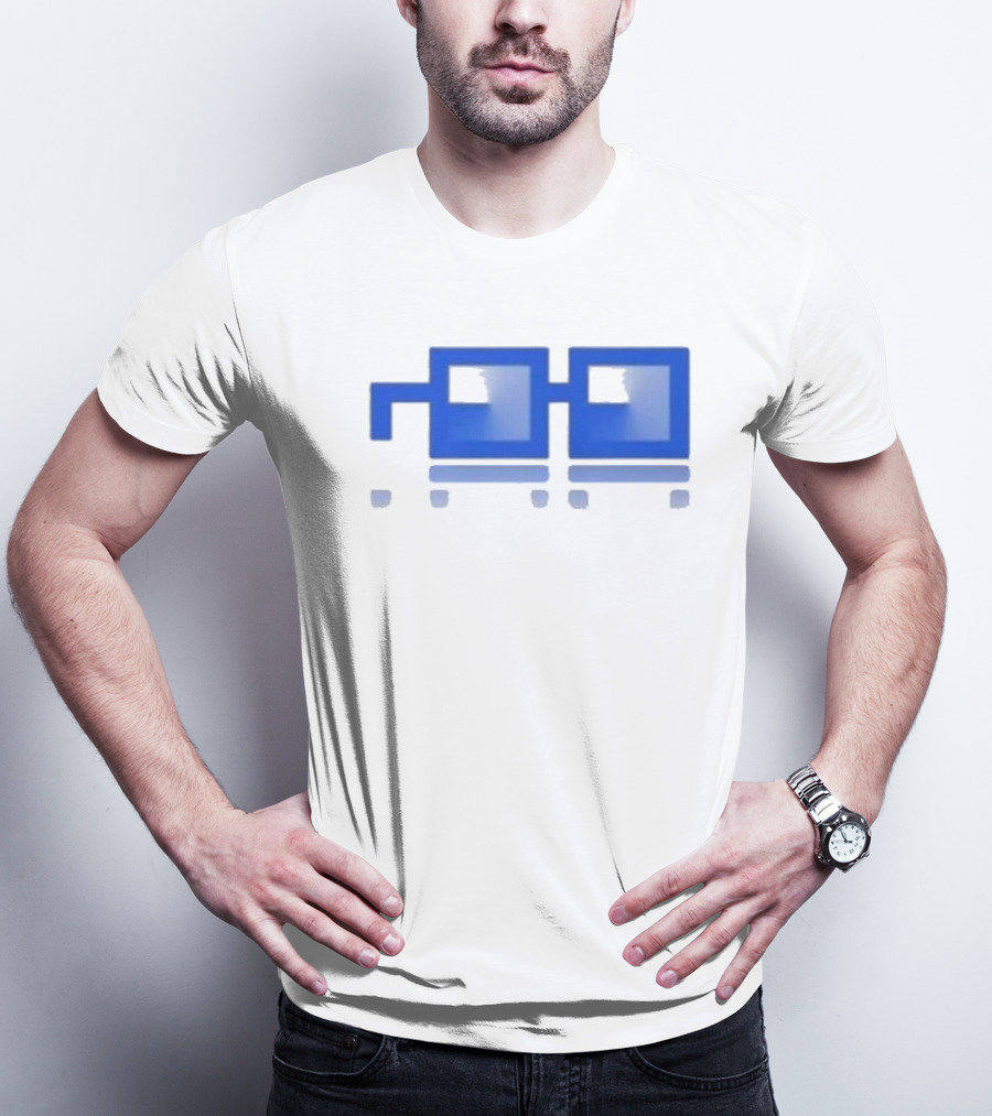 Based And Nounish Onchain Summer Pixelated Glasses T-Shirt
