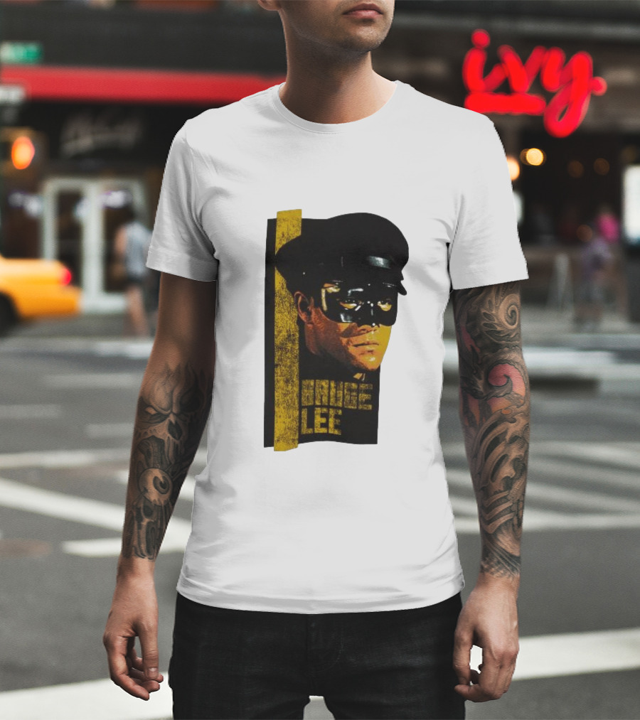 Bruce Lee Green Hornet Masked T-Shirt