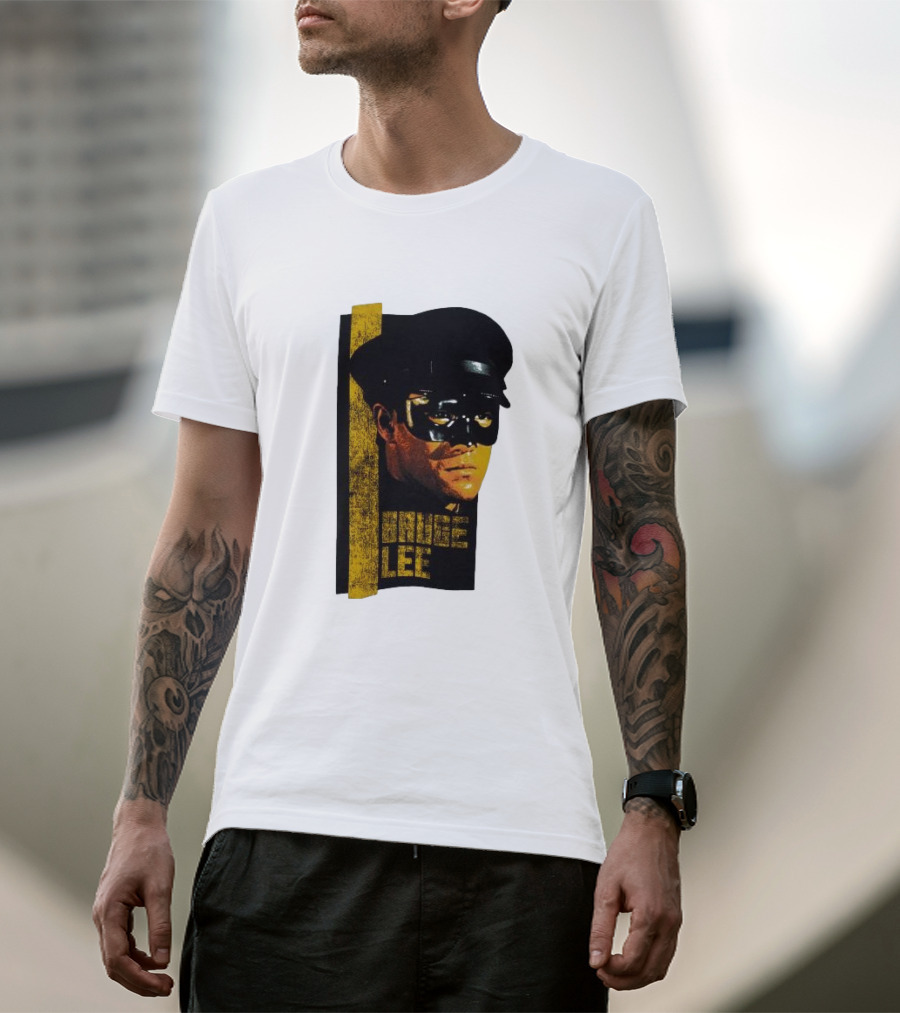 Bruce Lee Green Hornet Masked T-Shirt