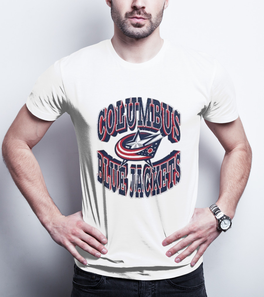 Columbus Blue Jackets Official Team Emblem T-Shirt