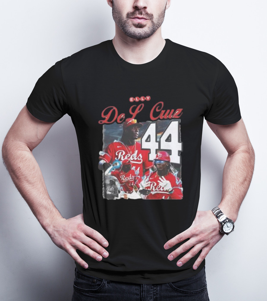 Elly De La Cruz Reds 44 Cincinnati Baseball Electricidad T-Shirt