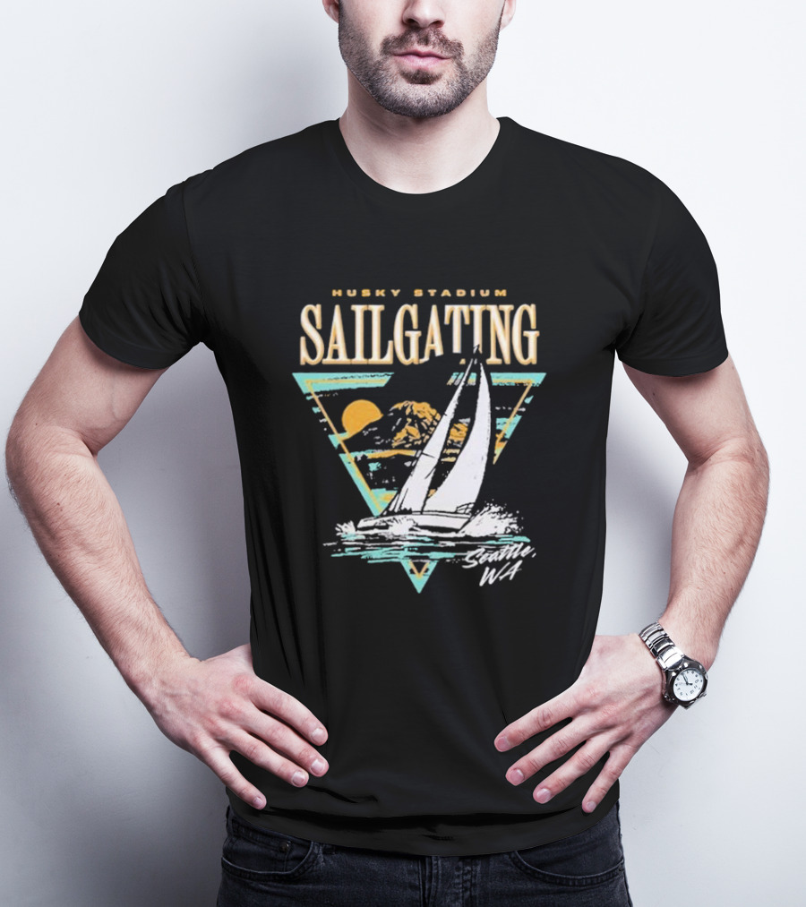 Husky Stadium Sailgating Seattle WA T-Shirt