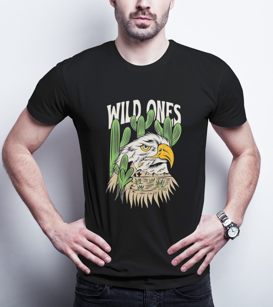 Wild Ones Eagle Desert Landscape T-Shirt