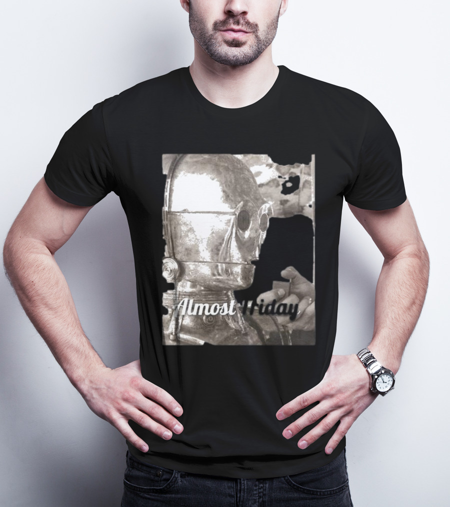 Almost Friday Star Wars C-3PO Smoking T-Shirt