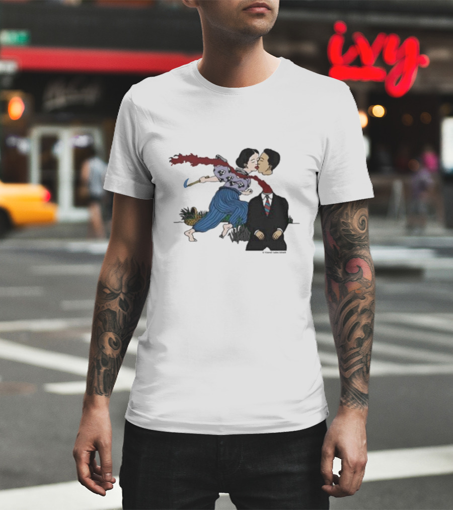 Geordie Greep The New Sound Kiss And Scarf Metaphor T-Shirt